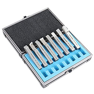 Accusize Industrial Tools 3/8'' 8 Pc Hss Tool Bit Set, Pre-Ground for Turning and Facing Work, 2662-2003