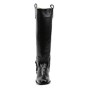 Hispar Women Ladies Dignity Dress Dressage Horse Riding Boots Stylish Fashion Equestrian Pull On - Black 11 Slim Calf