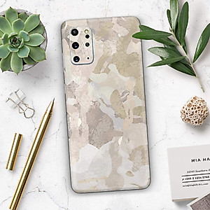 DesignSkinz Desert Camouflage V2 Protective Vinyl Decal Wrap Skin Cover Compatible with The Samsung Galaxy S20 (Screen Trim & Back Glass Skin)