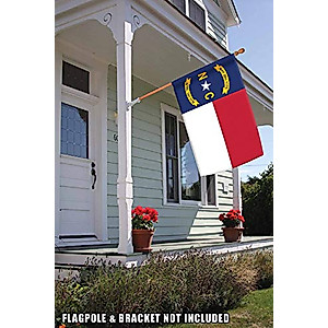 Toland Home Garden North Carolina State Flag 28 x 40-Inch Decorative USA-Produced House Flag