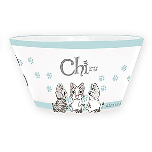 ABYSTYLE Chi's Sweet Home Chi Cat & Friends Ceramic Cereal Soup Bowl 16 Oz. Anime Manga Home & Kitchen Essentials Gift Dishwasher Microwave Safe
