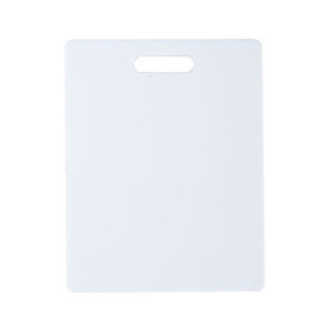 Farberware Plastic Cutting Board, 8x10 Inch, White