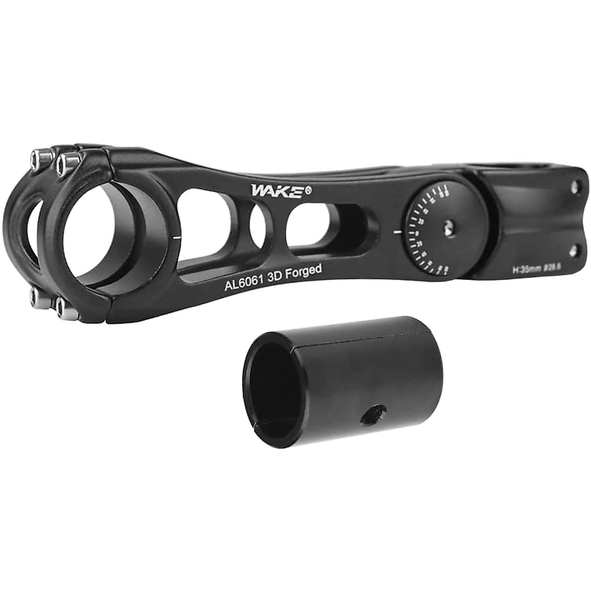 BESNIN Adjustable Bike Stem 0-90 Degree 25.4mm 31.8mm Universal for Handlebar 145mm stem, Adjustable MTB Stem Mountain Bike Stem for Bicycle, Road Bike, MTB, BMX, Cycling