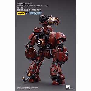 JoyToy Warhammer 40K: Adeptus Mechanicus Kastelan Robot with Incendine Combustor 1:18 Scale Action Figure