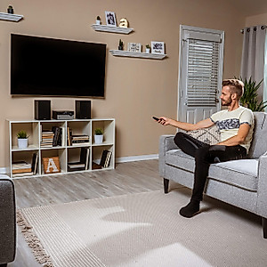 PHILIPS Bluetooth Stereo System for Home with CD Player, MP3, USB, Audio in, FM Radio, Bass Reflex Speaker, 60W, Remote Control Included