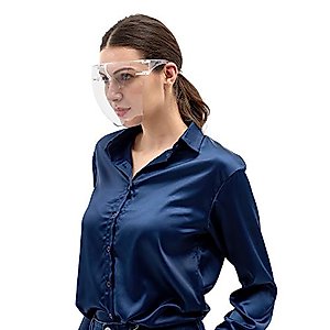 Kenneth Cole Goggle-Style Face Shield with 180° Safety Coverage - Anti-Fog Visor Design to Look Futuristic