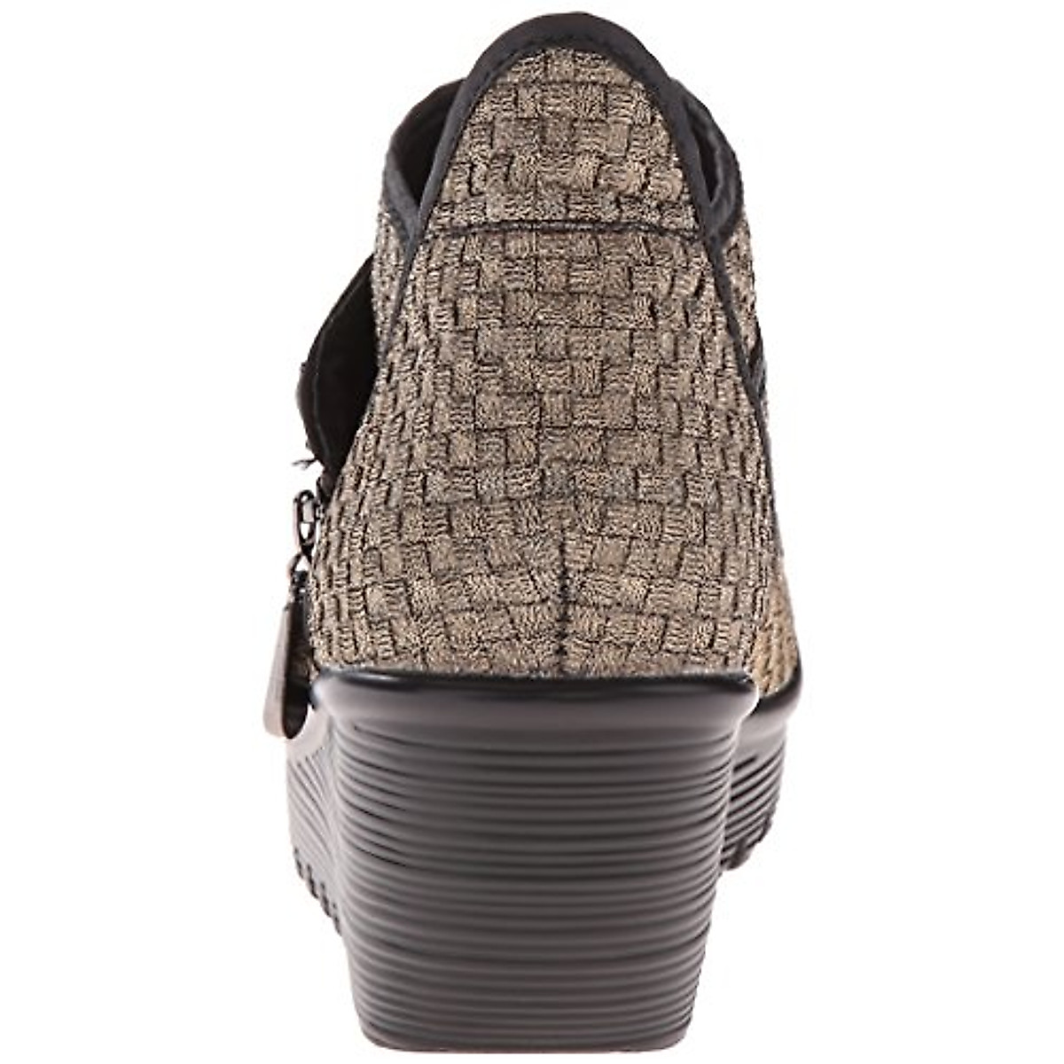 Bernie Mev Women's Zig Zag Ankle Bootie, Bronze, 38 EU/38 EU = 7.5-8 M US