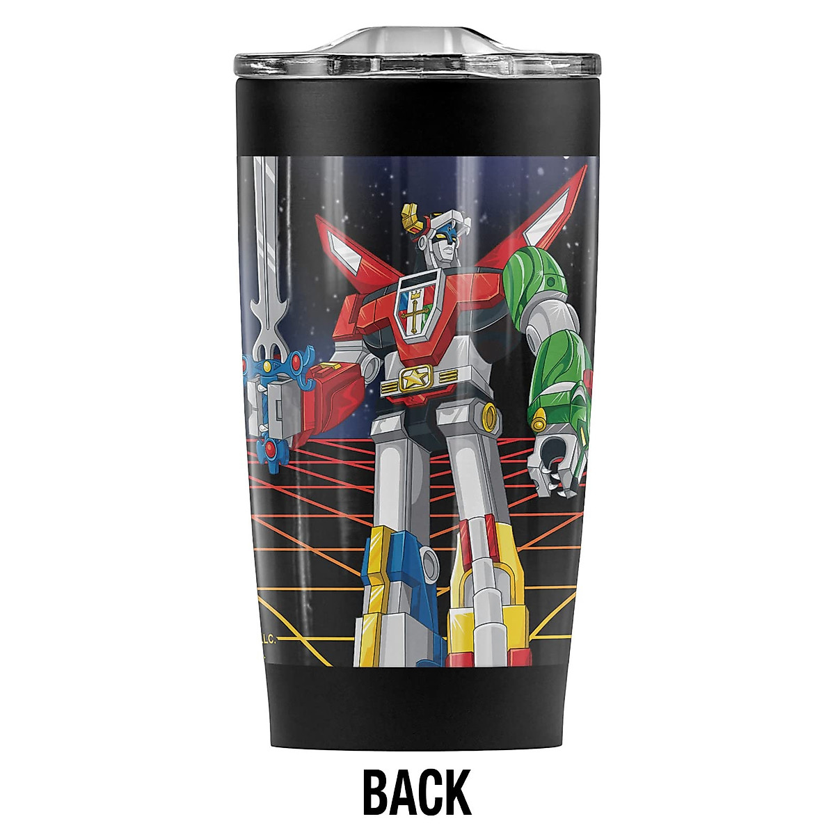 Logovision Voltron OFFICIAL Voltron Force Stainless Steel 20 oz Travel Tumbler, Vacuum Insulated & Double Wall with Leakproof Sliding Lid