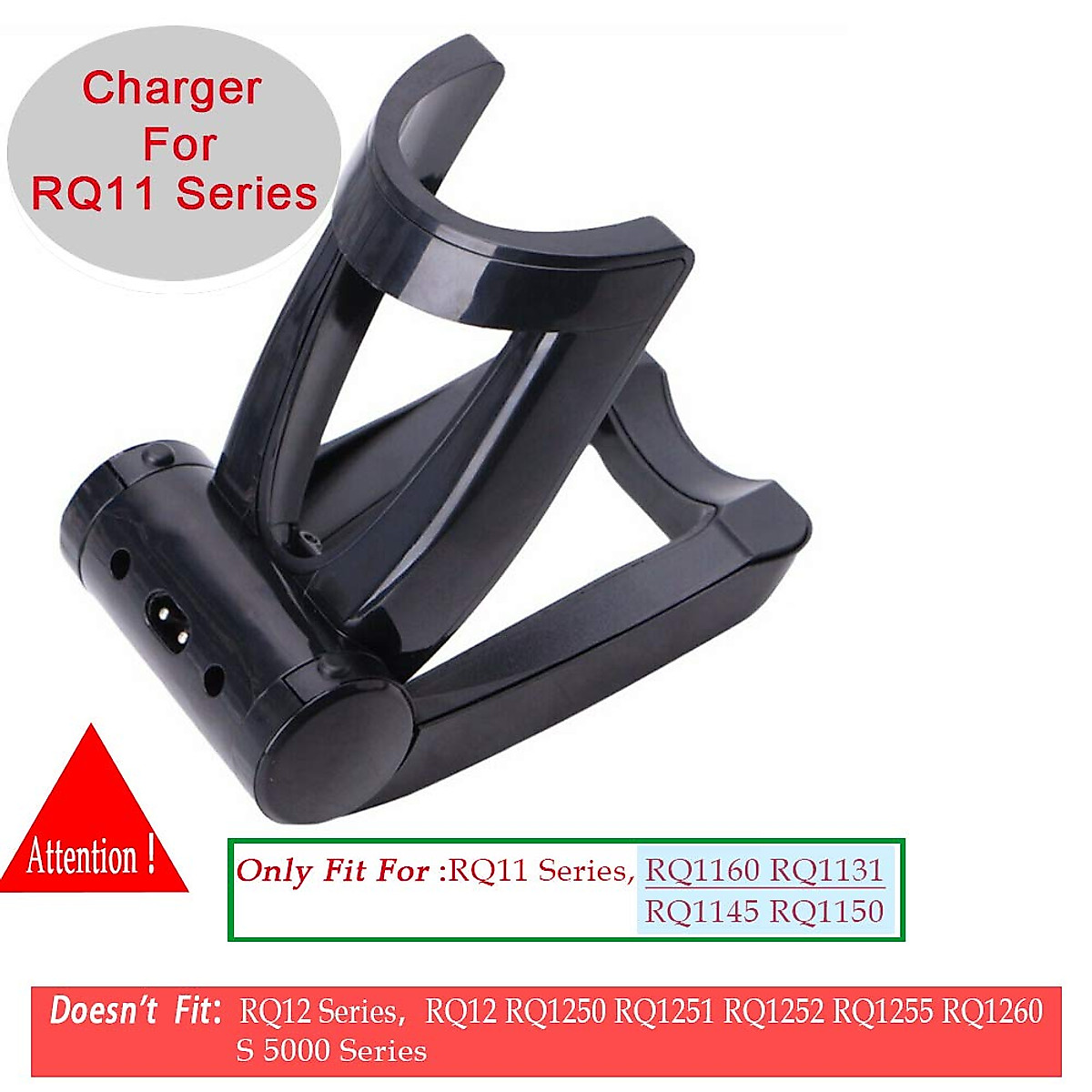 RQ11 HQ8505 Shaver Power Supply Chager Set Kit with Foldable Stand Charger Holder Repalce Base Holder Power Adapter Compatible with RQ1150 RQ1151 RQ1155 RQ1160 RQ1180 RQ1190 RQ1160CC