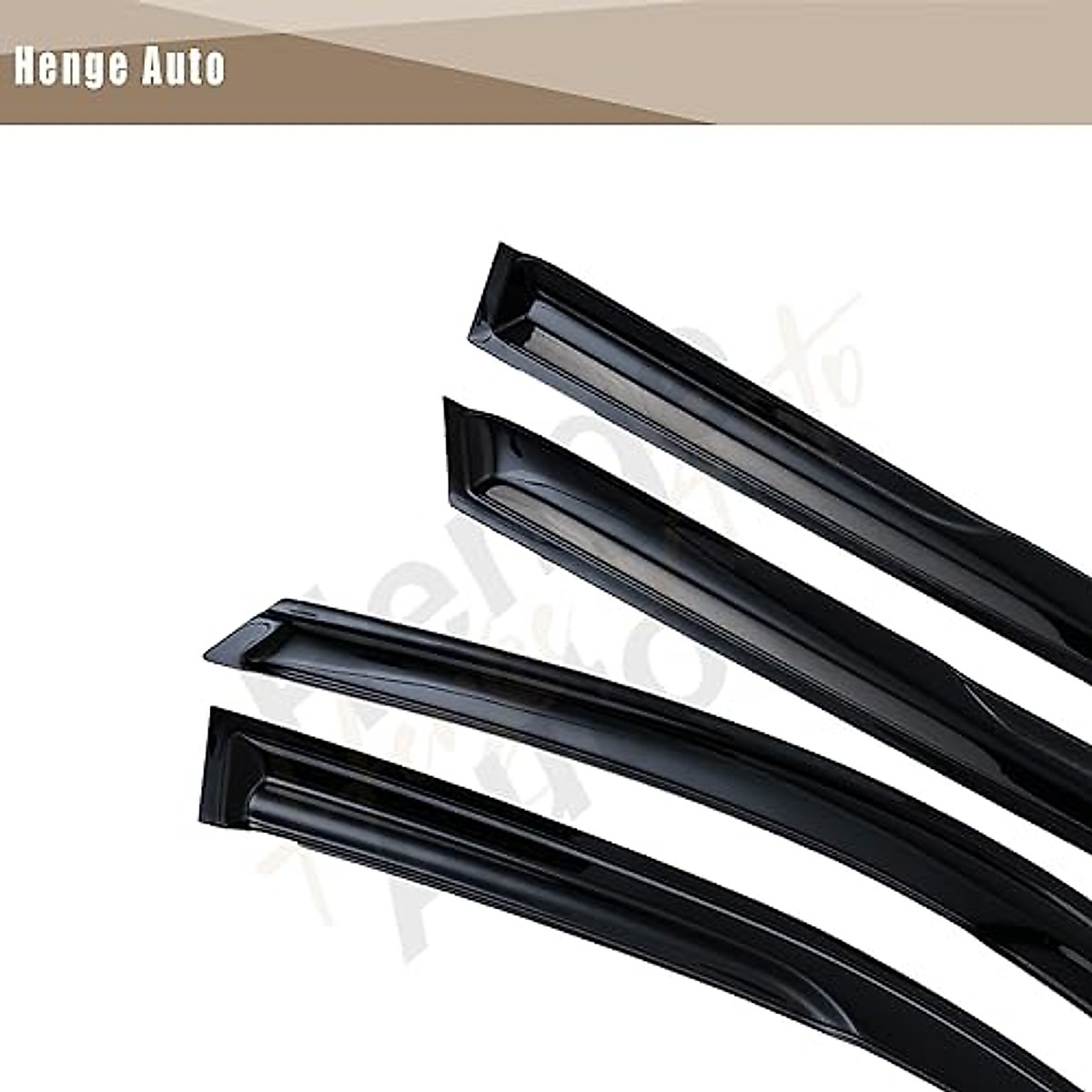 Window Visors Rain Guards Compatible with 2008-2017 Dodge Journey Tape-On 4PCS