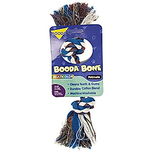 Petmate Booda Two Knot Rope Bone, Multicolored, Small