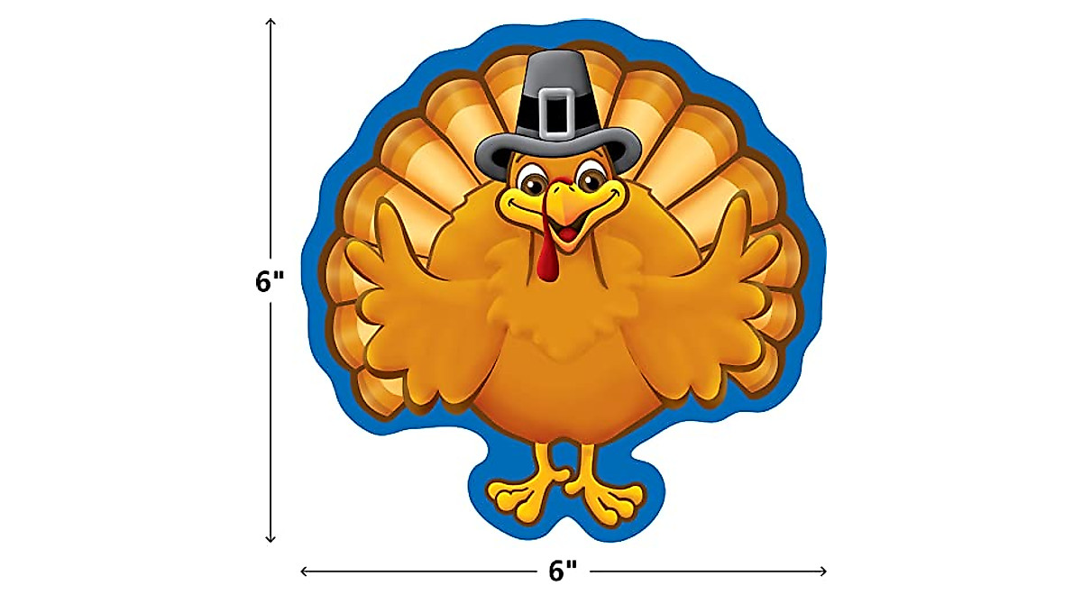 Teacher Created Resources Turkeys Accents for Classroom Decor