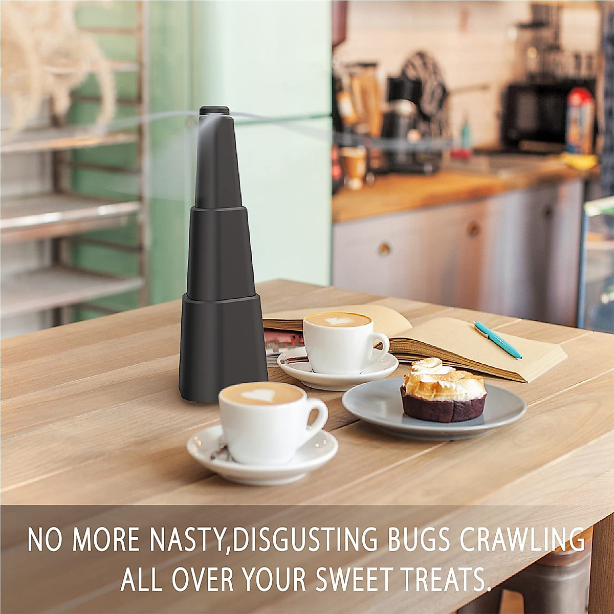 XUYANGHENG Little Fans for Tables，Tabletop Fans Spinner Portable Fans for Picnic, Restaurant, Party, Home to Keep Food Clean for Outdoor Indoor