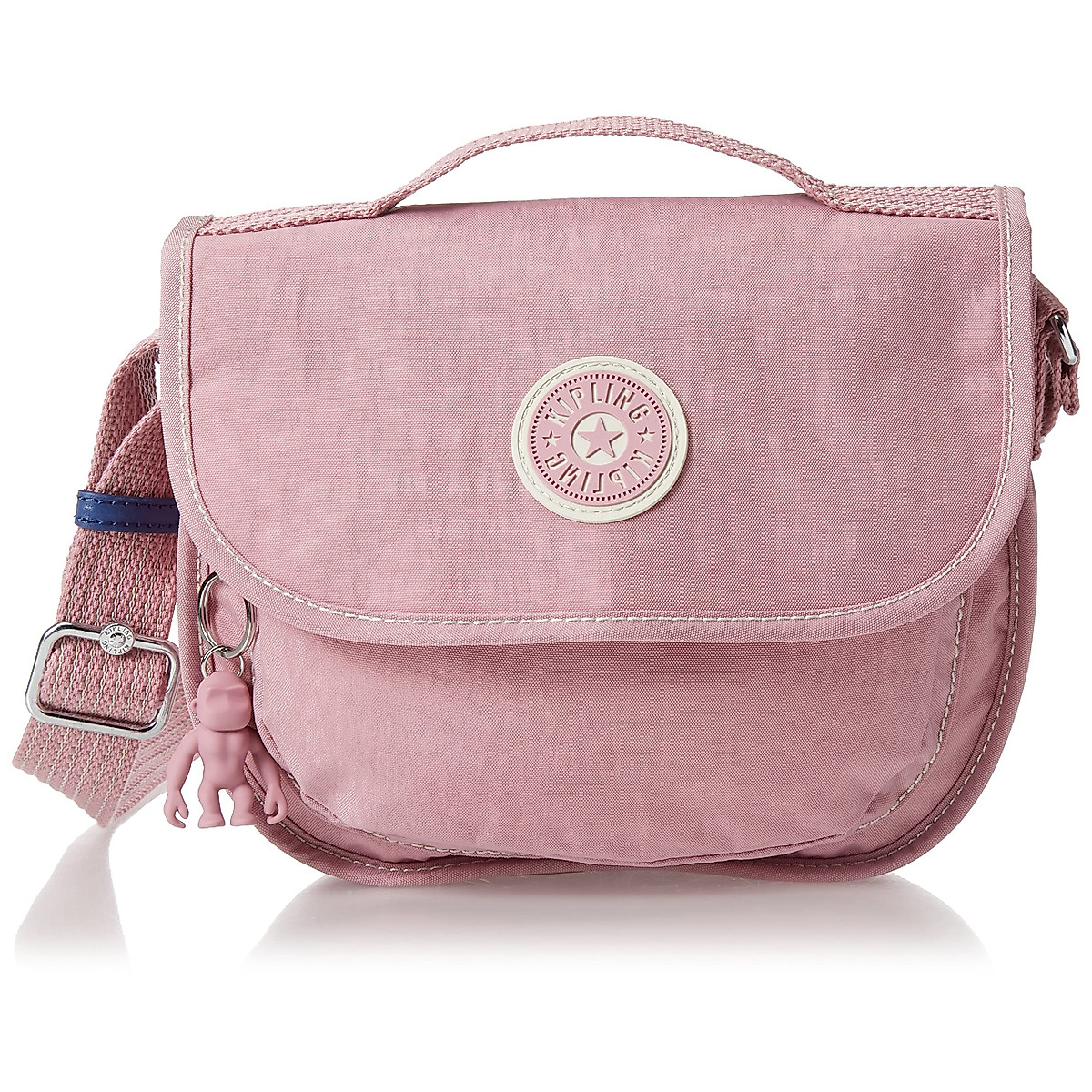 Kipling Womens Finlay Crossbody Bag, Lavend Blush M2, 9.75 L x 8.25 H 2.5 D US