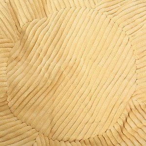 Christopher Knight Home Samantha 3 Foot Beanbag, Mustard Yellow