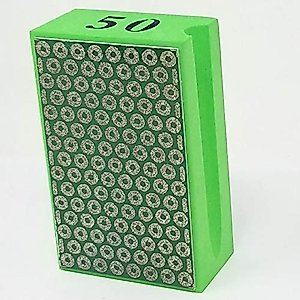 STADEA Diamond Hand Polishing Pad Electroplated Grit 50 for Granite Concrete Terazzo Polishing