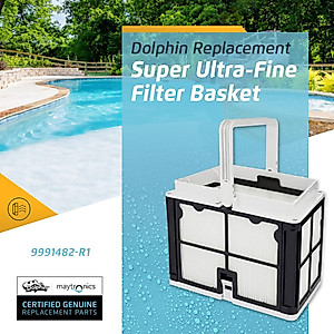 Dolphin Genuine Replacement Part — Super Ultra-Fine Filter Basket — 9991482-ASSY