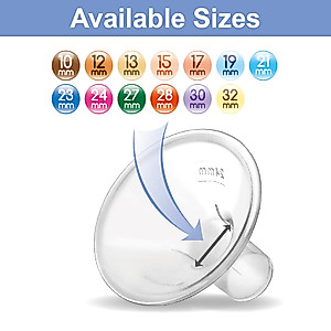 Maymom Pump Parts Compatible with Spectra S2 Accessories Spectra S1, Two-Piece Flange 24mm(Separable Shield and Connector) Not Original Spectra Pump Parts Spectra Flange Spectra Bottle Spectra Valve