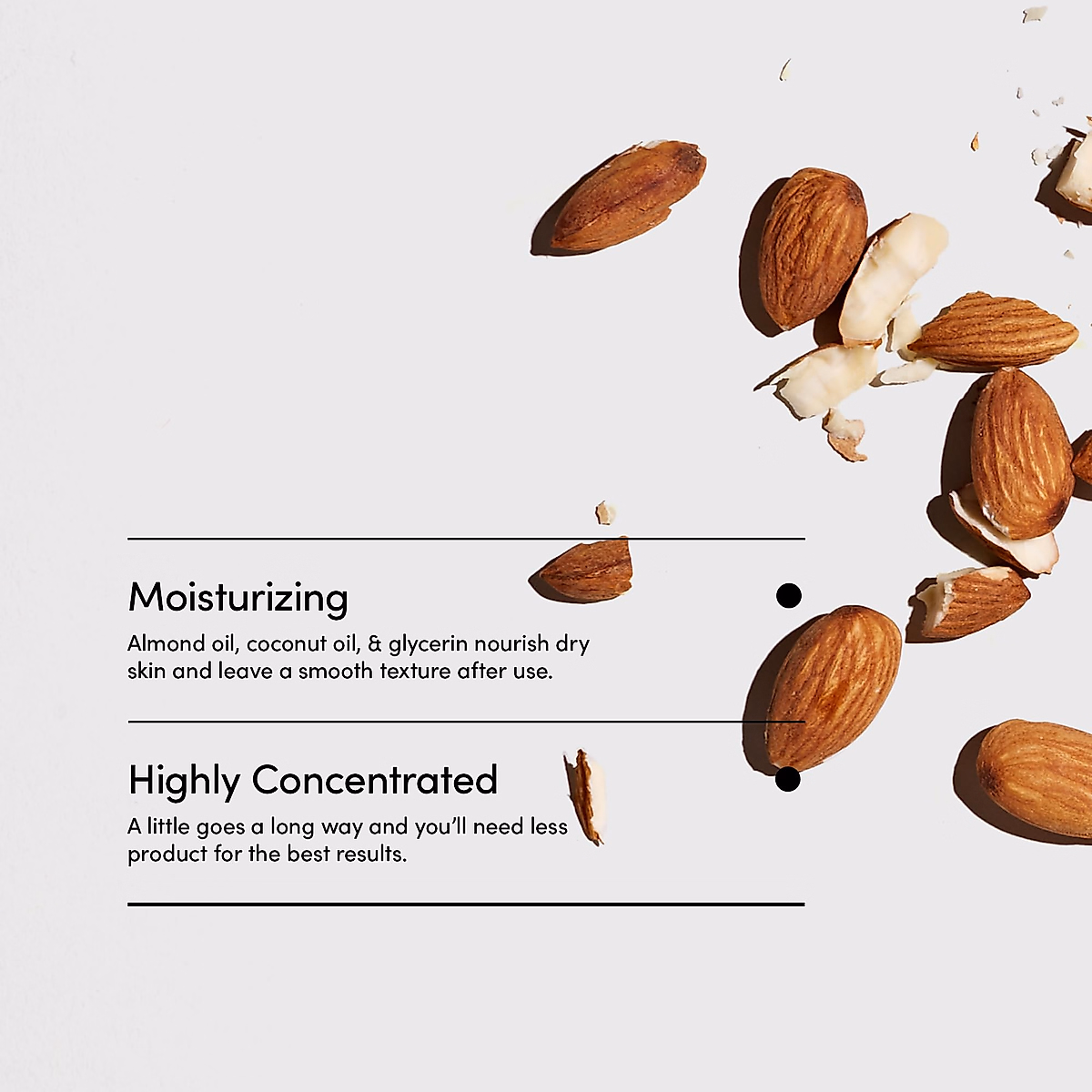 LATHER Almond Shaving Cream for Sensitive Skin - Non-Foaming Shaving Cream for Women & Men - Gentle & Vegan Shave Butter for a Close & Smooth Shave - Suitable for Sensitive Skin - 4 Oz