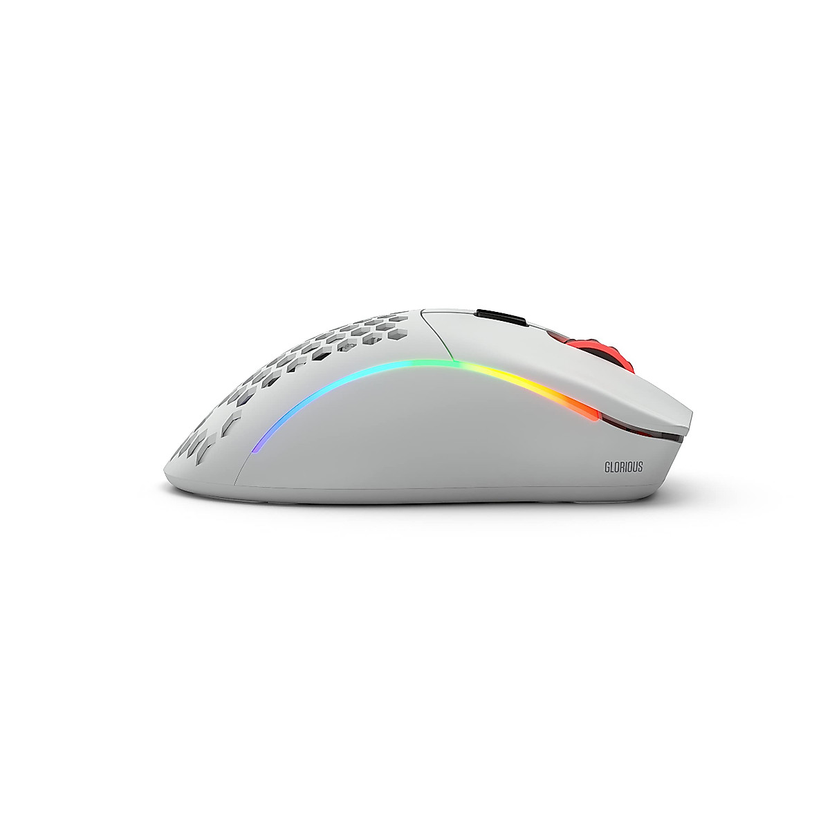 Glorious Model D Wireless Gaming Mouse - RGB 69g Lightweight Wireless Gaming Mouse (Matte White) (RENEWED)