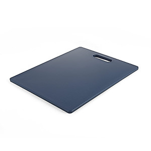 Copco Large Plastic Cutting Board, 11x14-Inch, Steel Blue