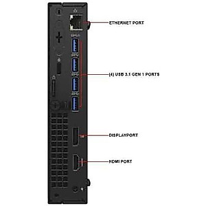 Dell OptiPlex 7050 Mini PC Desktop Computers, Intel Core i5-7500 2.7GHz, 32GB RAM, 512GB SSD, Windows 10 Pro (Renewed)
