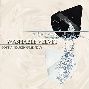 Triangle Powder Puff, Bvcewilty 6 Pieces Soft Velour Makeup Puff for Loose and Body Powder