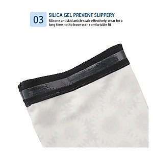 BIGCARJOB Custom Design Arm Sleeves,Women Ladies Fashion Arm Covers,for Elbow Brace, Baseball, Basketball, Football, Cycling Sports,Size M