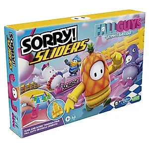 Hasbro Gaming Sorry! Sliders Fall Guys Ultimate Knockout Board Game for Kids Ages 8 and Up, Exciting Twist on The Classic Hasbro Family Board Game