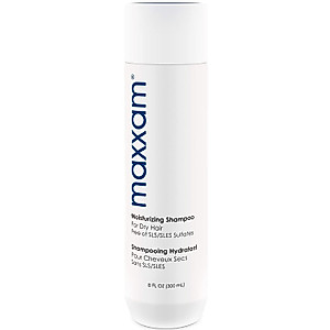 Maxxam Moisturizing Shampoo for Color Treated Hair, Gentle Sulfate Free Shampoo with Aloe for Most Hair Types Like Dry or Thin, 8 Fl Oz