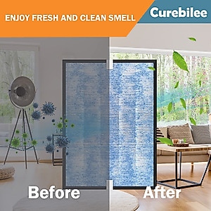 MSA3 True HEPA Filter Replacement Compatible with MSA3/MSA3S Membrane Solutions 3-in-1 Air Cleaner Purifier, 2 Pack