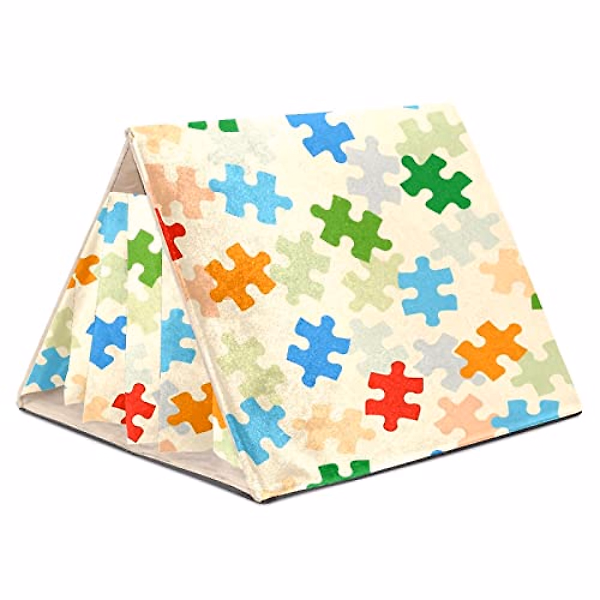 enheng Small Pet Hideout Puzzle Piece Hamster House Guinea Pig Playhouse for Dwarf Rabbits Hedgehogs Chinchillas