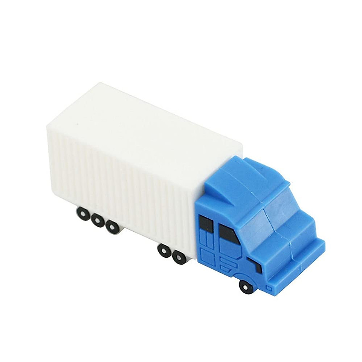 16GB Truck Shape USB Flash Drive U Disk USB 2.0 Data USB Flash Disk Memory Stick Pen Drive Storage Device USB Drive External Storage Flash Disk (Blue)