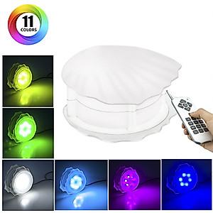 SEURON Magnetic Pool Wall Light, 1400 Lumens Color Changing Underwater Lighting with Remote Control, IP68 Waterproof, Magnetic Pool Light for Intex Above Ground Pools