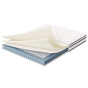 Modway Jenna 8” Innerspring and Memory Foam Queen Mattress With Individually Encased Coils