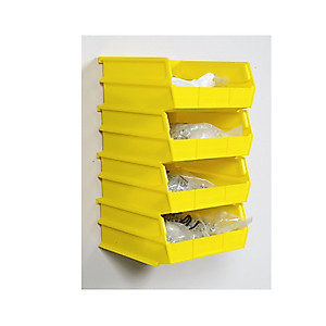 Triton Products 5-600 LocBin Polypropylene Bin Wall Hanger with Hardware, Black, 2 Count