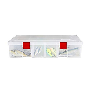 Plano RUSTRICTOR 3700 DEEP Stowaway, Premium Tackle Storage with Rust Prevention, Clear