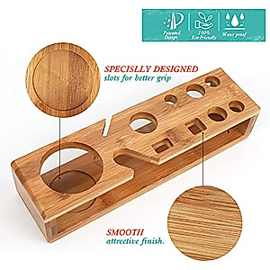 Bartender Kit,Cocktail Shaker Set,Bar Mixing Set with 24oz Stainless Steel and Bamboo Stand, Bar Set with Recipe by Bournis