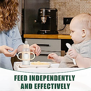 5 Pack Baby Bottle Handles, Bottle Handles Universal Fit Baby Bottle Holders with Easy Grip Handles for Baby, BPA-Free Soft Silicone, 5 Colors