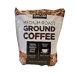 KIRKLAND SIGNATURE Medium Roast Coffee, 2.5 Lb, Brown, 40 Ounce (Pack of 36) (00-X9G9IG-62)