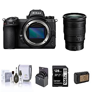 Nikon Z 7II Mirrorless Camera with NIKKOR Z 24-70mm f/2.8 S Lens, Bundle with 128GB Memory Card, Battery, 82mm Filter Kit, Cleaning Kit