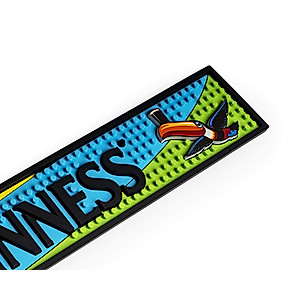 Guinness Toucan Colorful PVC Bar Mat | Guinness Official Merchandise No Spillage Bar Mat