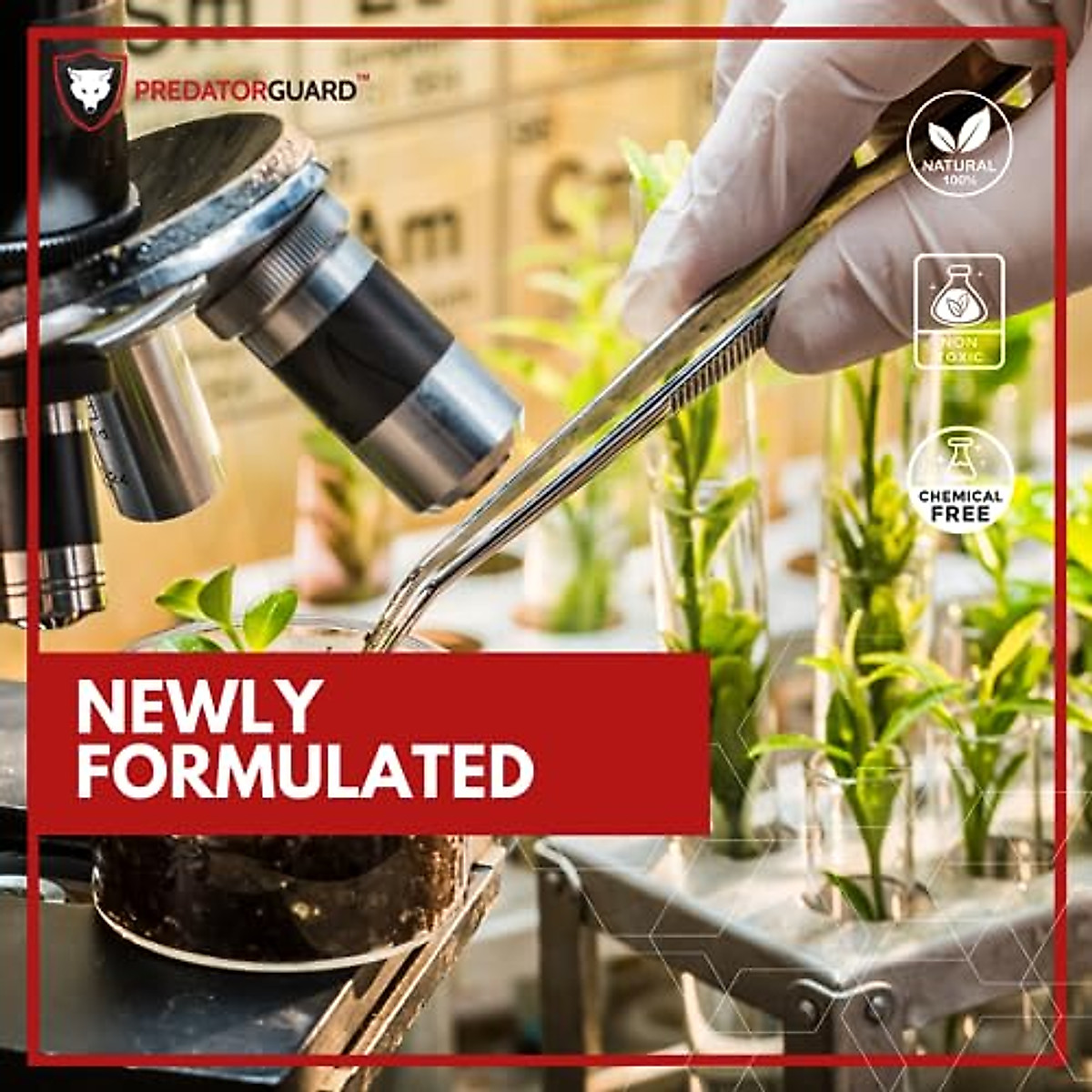 Predator Guard Rabbit Repellent Outdoor Plants Pouches - Stop Rabbits, Deer, and Rodents from Eating Plants Gardens and Vegetables - 10 Pack Lasts 12 Months - All Natural Ingredients