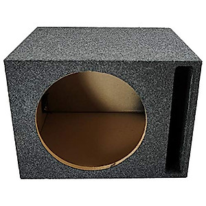 Universal Car Stereo Vented Port Single 12" Alpine S-W12D4 Type S Car Audio Subwoofer Custom Sub Box Enclosure Package New Without Amp