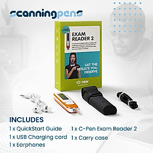 C Pen Text to Speech Exam Reader 2 - OCR Text to Speech Scanning Device for Tests, Reading & Literacy | 10+ Languages | Assistive Tool for Dyslexia & Learning Differences for Tests | Windows & Mac