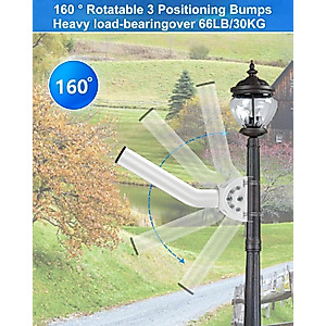 Universal Antenna Mount, 12" Adjustable J Pole Mounting with Weather Proof, Pole and Wall Mounted Bracket Mount for Wireless Bridges,AP,Access Point,Starlink Satellite,Weather Station,WiFi Router