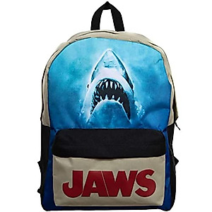 Bioworld Jaws Classic Horror Movie Shark Tech Backpack