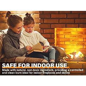 HGD (200pcs Fire Starters for Campfires, Natural Charcoal Starters,Chimney Starter for Charcoal Grill, Indoor Outdoor Use, Weather-Resistant