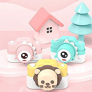 MCJL Christmas Camera Gift Child Toy Camera Boy Girl Child Camera Cartoon Digital Camera Small SLR Camera Toy Gift 750Mah Battery,Blue,16GB