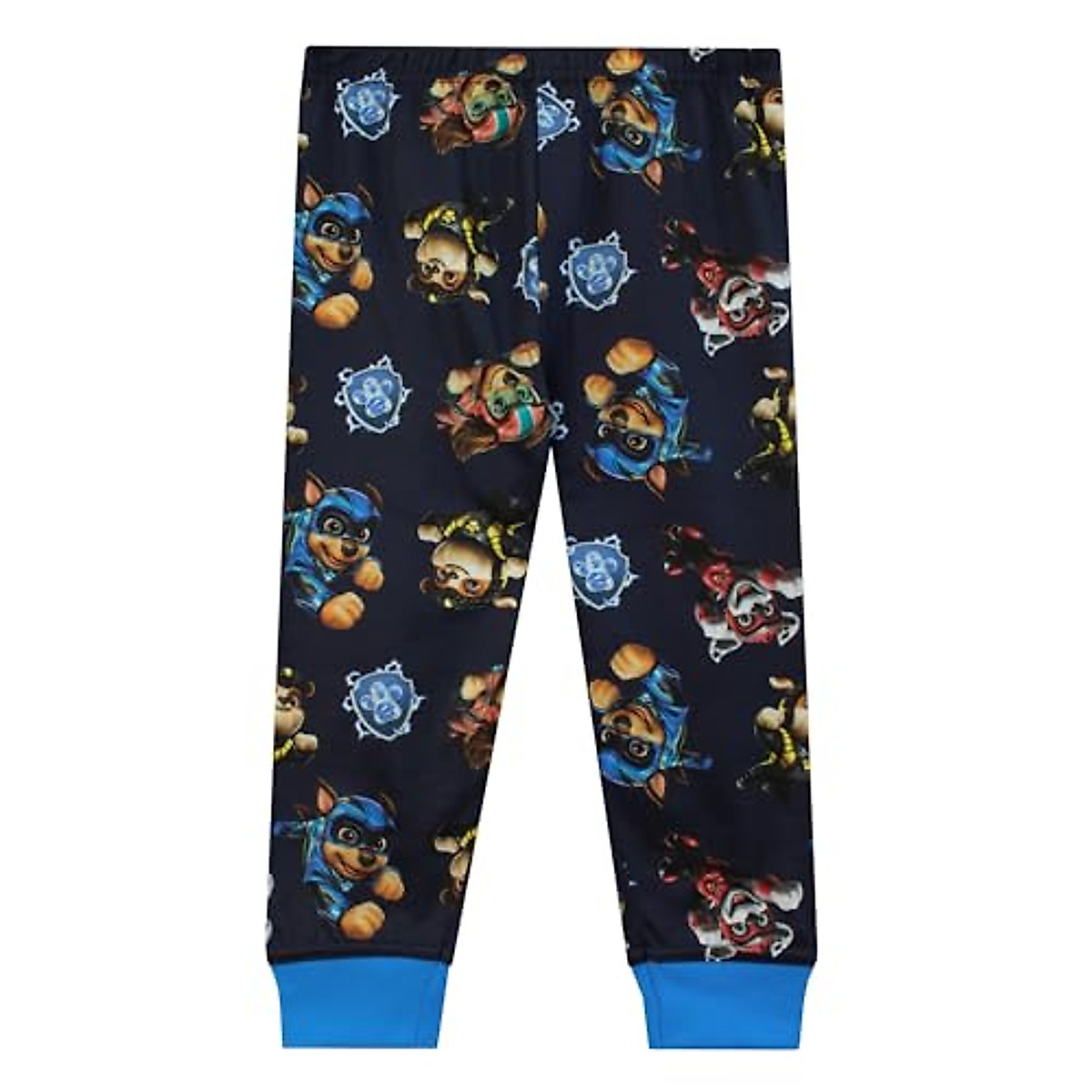 Paw Patrol Pajamas | The Mighty Movie Pajamas For Boys | Marshall Chase And Skye PJs For Kids | Blue | 8